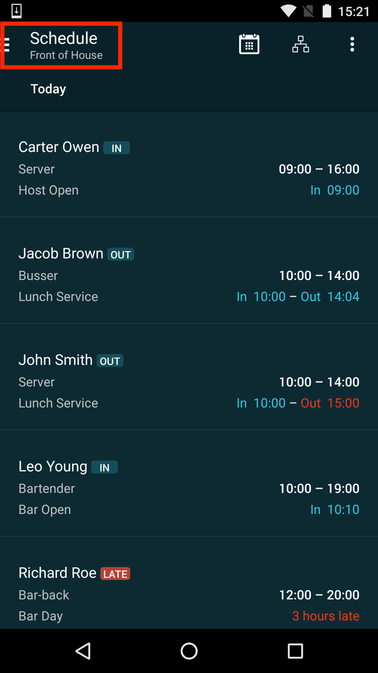 How to Enter Time Clock Mode