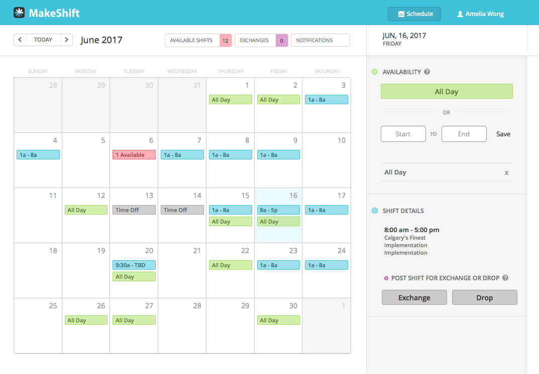 How to View Your Schedule