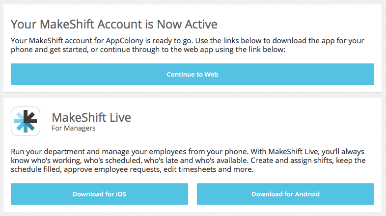 How to Sign In to MakeShift for the First Time