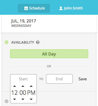 How to Set Your Availability
