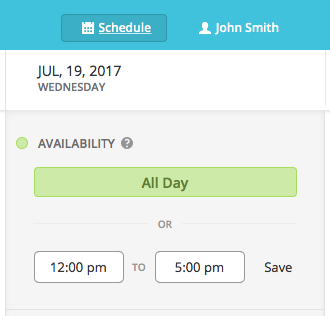 How to Set Your Availability