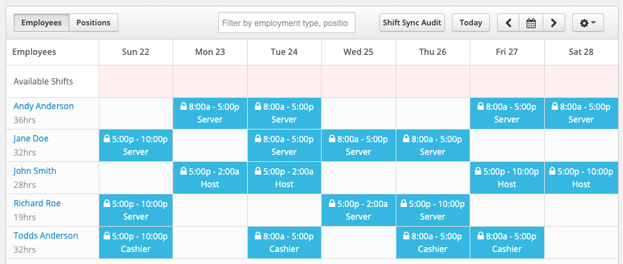 Schedule Integration with ADP Essential Time/Enhanced Time