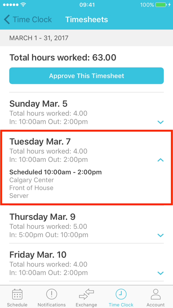 How to View Your Timesheets