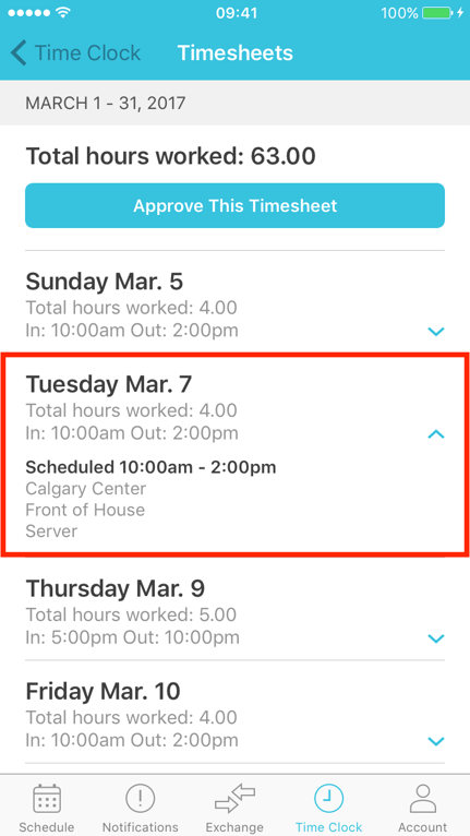How to View Your Timesheets