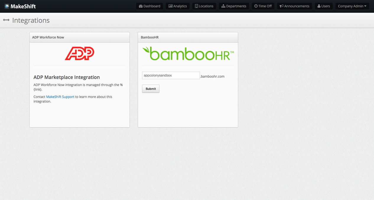Enabling BambooHR Integration
