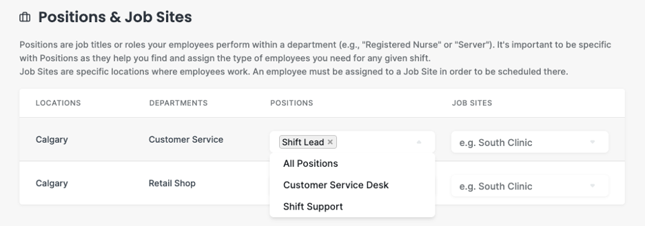 Assigning Employees' Positions - Beta