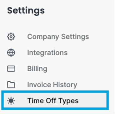 How to Add Time Off Types - Beta